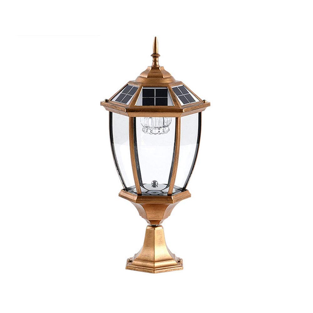 XXINY Outdoor Solar Lamp Fence Post Lamp Wall Lamp Villa Garden Courtyard Lamp Waterproof Door Post Lamp Lamp Post Porch Patio Pillar Lamp Street Lantern Table Light