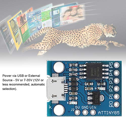 Jeanoko USB Development Board, Development Board Module Good Effect Durable Safe 19B 8k Flash Memory Easy Use for Arduino