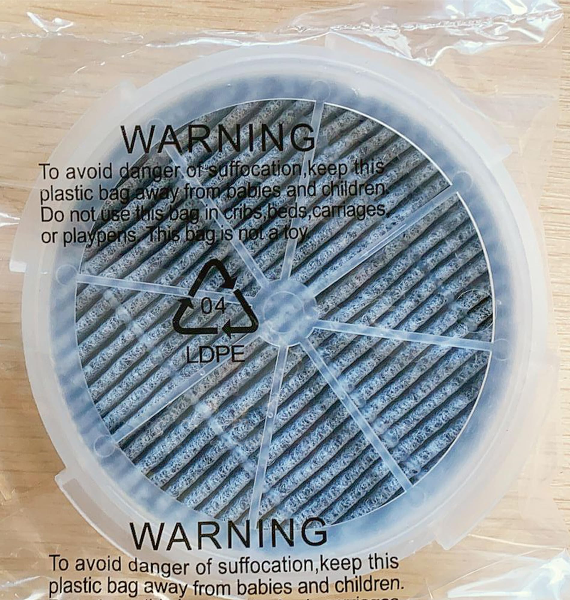GL2103 HEPA Filter Replacement Compatible with RIGOGLIOSO, JINPUS, LTLKY, Frida Baby, Meleden,SY900S and More Air Purifiers, 4 Inch 3-in-1 Activated Carbon and True HEPA Filters (2-Pack)