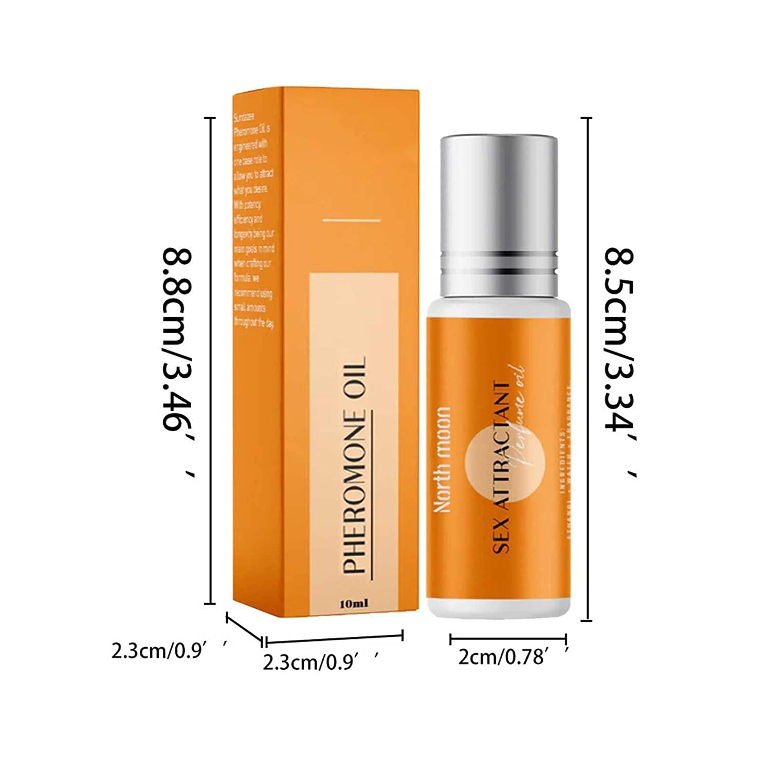KRAEK Sundazee Pheromone Oil Sundazed Essential Oil Perfume,Natural Roll-On Pheromone Infused Essential Oil Perfume Cologne,Attracts Men and Women Long Lasting Pheromone Perfume(2pcs)