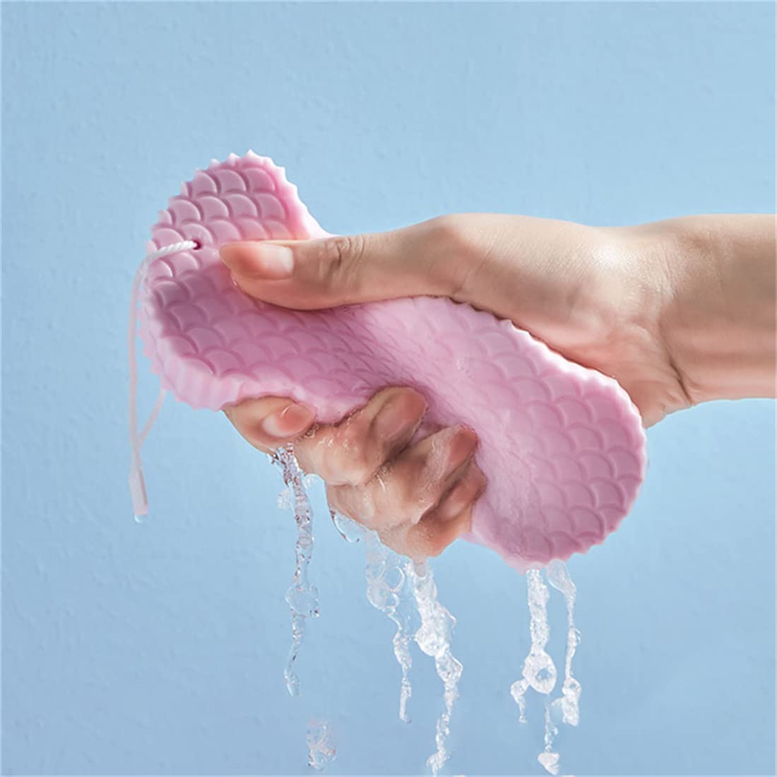 InfantLY Bright 1pcs Exfoliante Soft Sponge Children Bath Body Scrubber Bath Exfoliating Massager Shower Brush Skin Cleaner Dead Skin Remover