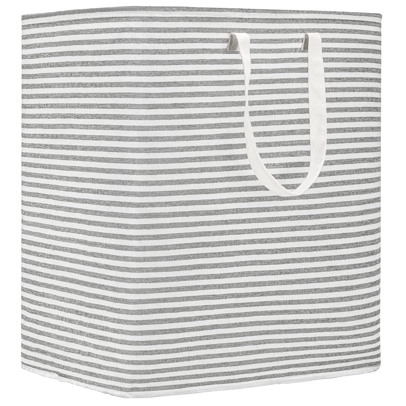 PFFVRP 100L Freestanding Laundry Hamper Collapsible Extra Large Laundry Basket with Easy Carry Extended Handles for Clothes, Dirty Clothes Hamper (Grey)