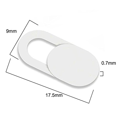 Hidyliu Webcam Cover Camera Webcam Cover Mobile Phone Camera Protective Webcam Cover Plastic Anti-Hacking Protective Cover (Black)