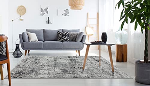United Weavers of America Eternity Barcelona Charcoal Area Rug 5'3" x 7'2"