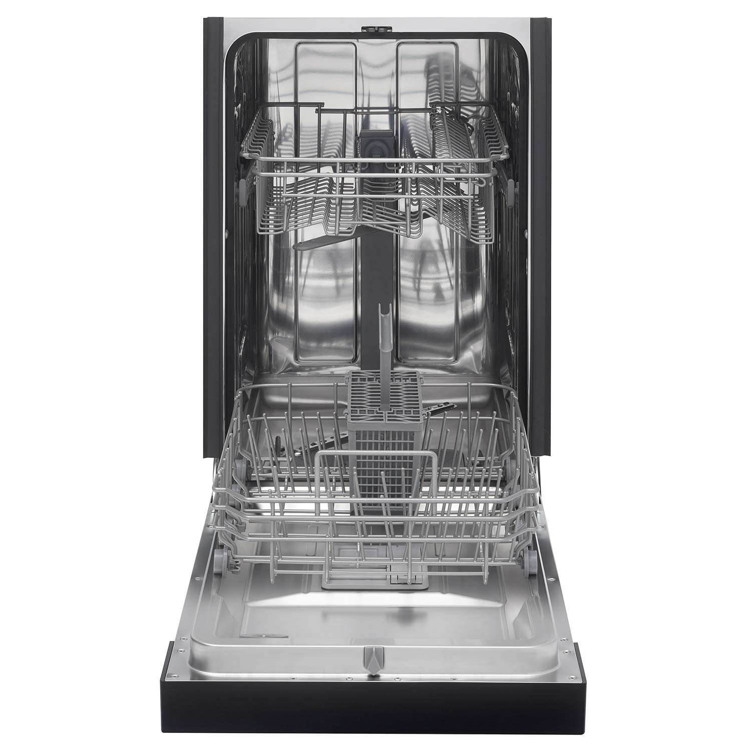 Danby 18 Inch Built in Dishwasher, 8 Place Settings, 6 Wash Cycles and 4 Temperature + Sanitize Option, Energy Star Rated with Low Water Consumption and Quiet Operation - Stainless (DDW1804EBSS)
