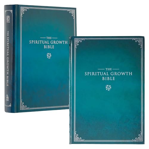 The Spiritual Growth Bible, Study Bible, NLT - New Living Translation Holy Bible, Hardcover, Teal (NLT Spiritual Growth Editions)