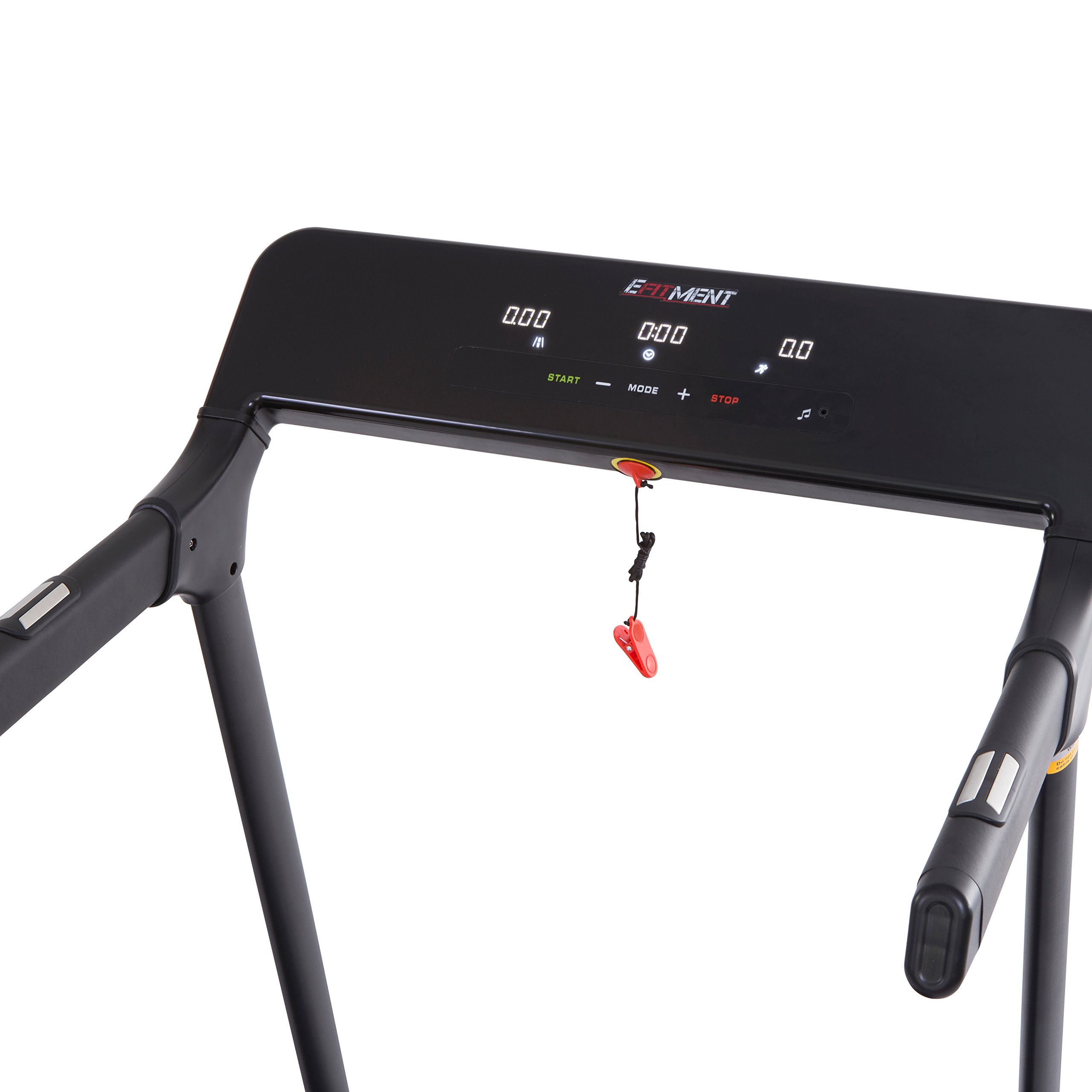 EFITMENT Slimline Motorized Treadmill with Bluetooth, Folding and Incline for Running (Slimline)