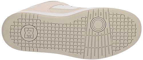 DC Women's Manteca 4 Low Skate Shoe, Grey/White, 6
