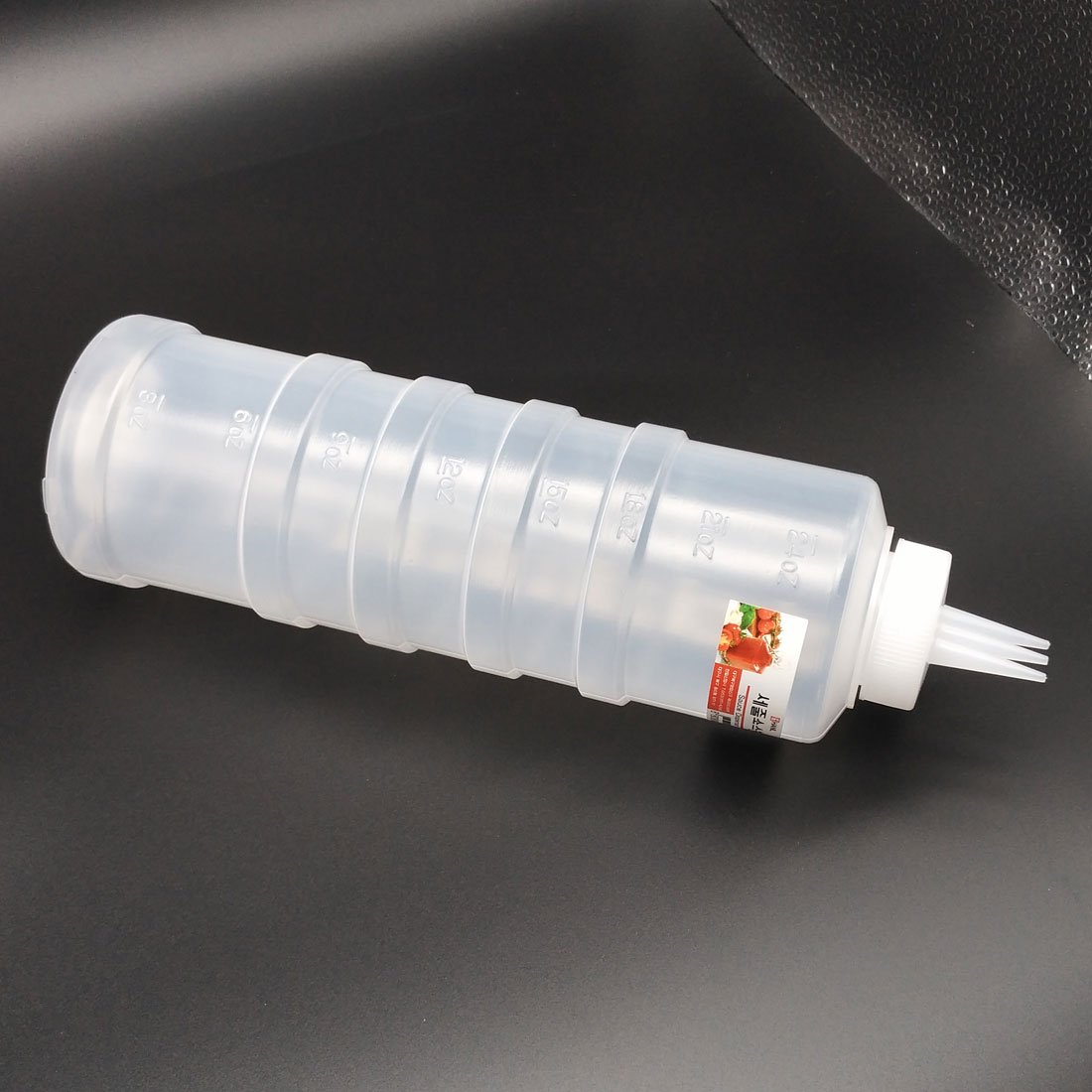GARASANI 3 Hole Sauce Squeeze Condiment Bottles Dispenser (24oz - 700ml)