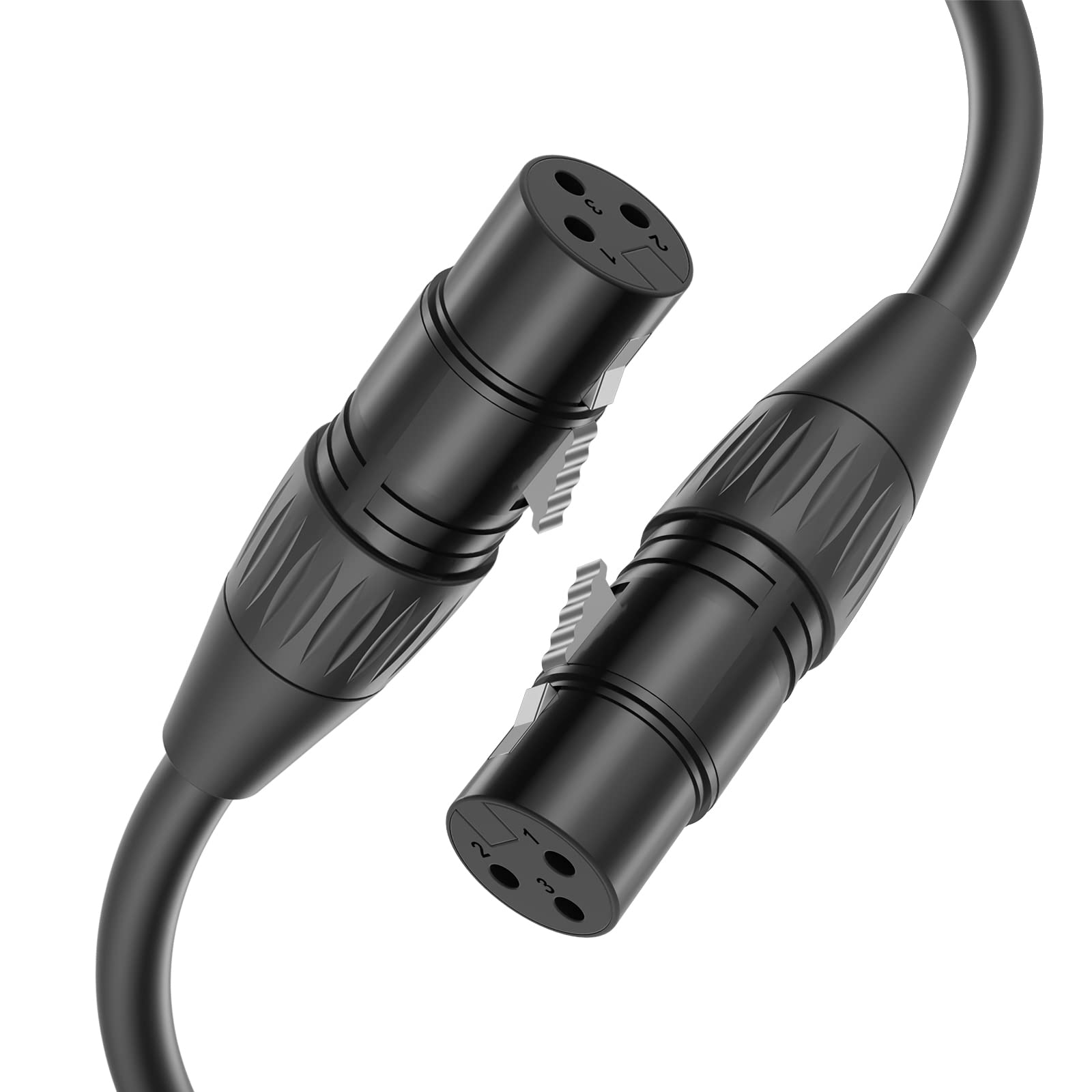 Yinker XLR Female to Female Cable, 3 Pin XLR Female to Female Microphone Mic Cord for Audio and Sound Equipments(5ft/1.5m,1pack)