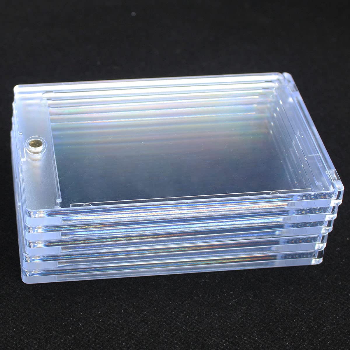 WINTRA 5 Count 35pt Magnetic Card Holder Cases, Magnet Closure Card Protectors for Standard Trading Cards and Regular Sports Cards