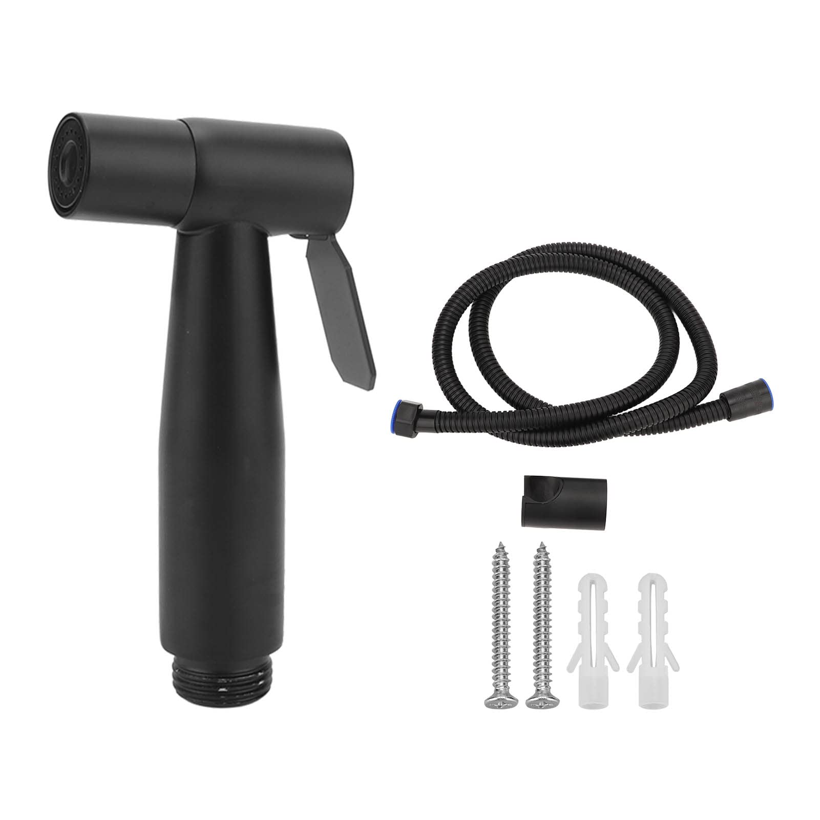 NDNCZDHC Black Bidet Sprayer for Toilet, Handheld Bidet Sprayer Kit with 3.94ft Hose, G1/2 Toilet Bidet Sprayer Set Hand Held Stainless Steel Bidet Cloth Diaper Sprayer