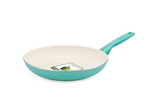 GreenPan Rio 12" Ceramic Non-Stick Open Frypan, Turquoise -