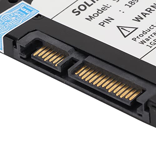 Internal SSD, Aluminum Alloy Case 2.5in SSD Black for Desktop Computer for Laptop for PC