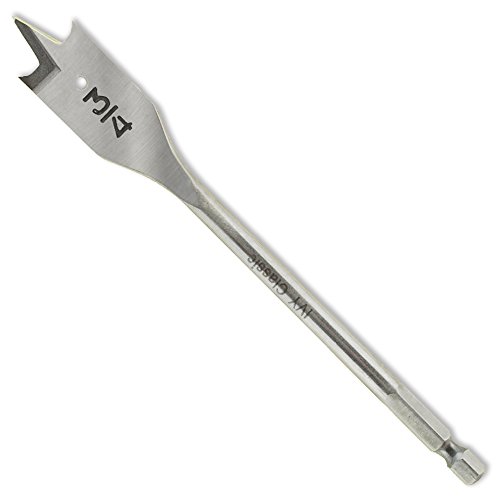 IVY Classic 10712 3/4 x 6-Inch Swift Bore® Wood Spade Bit, High-Carbon Steel, 1/Card
