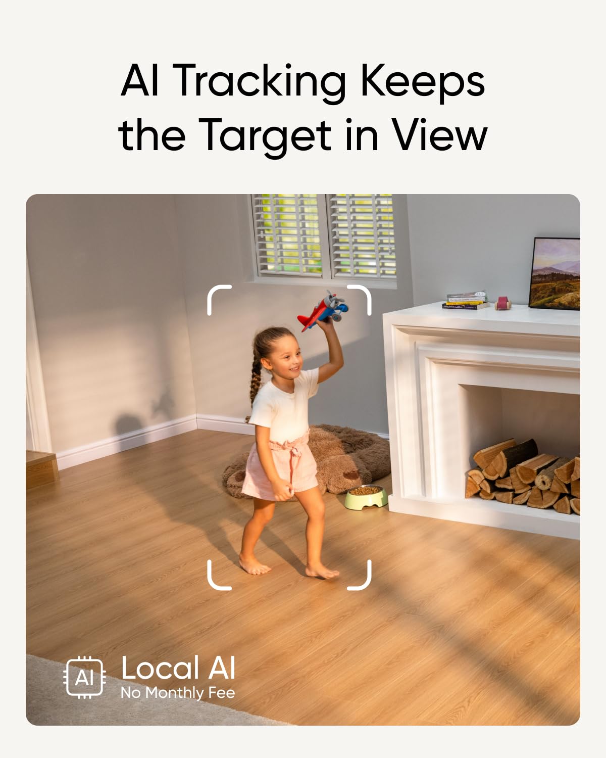 eufy Security Indoor Cam S350, Dual Cameras, 4K UHD Resolution Security Camera with 8× Zoom and 360° PTZ, Human/Pet AI, Ideal for Baby Monitor/ /Home Security, Dual-Band Wi-Fi 6, Plug in
