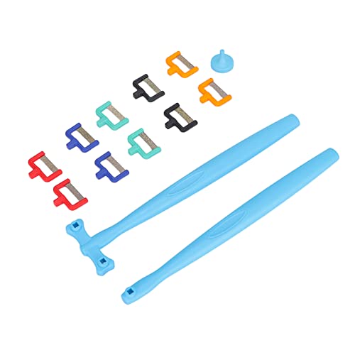 Interproximal Enamel Reduction Kit, Ergonomic Enamel Reduction Strip Professional Handle for Dental Hospital