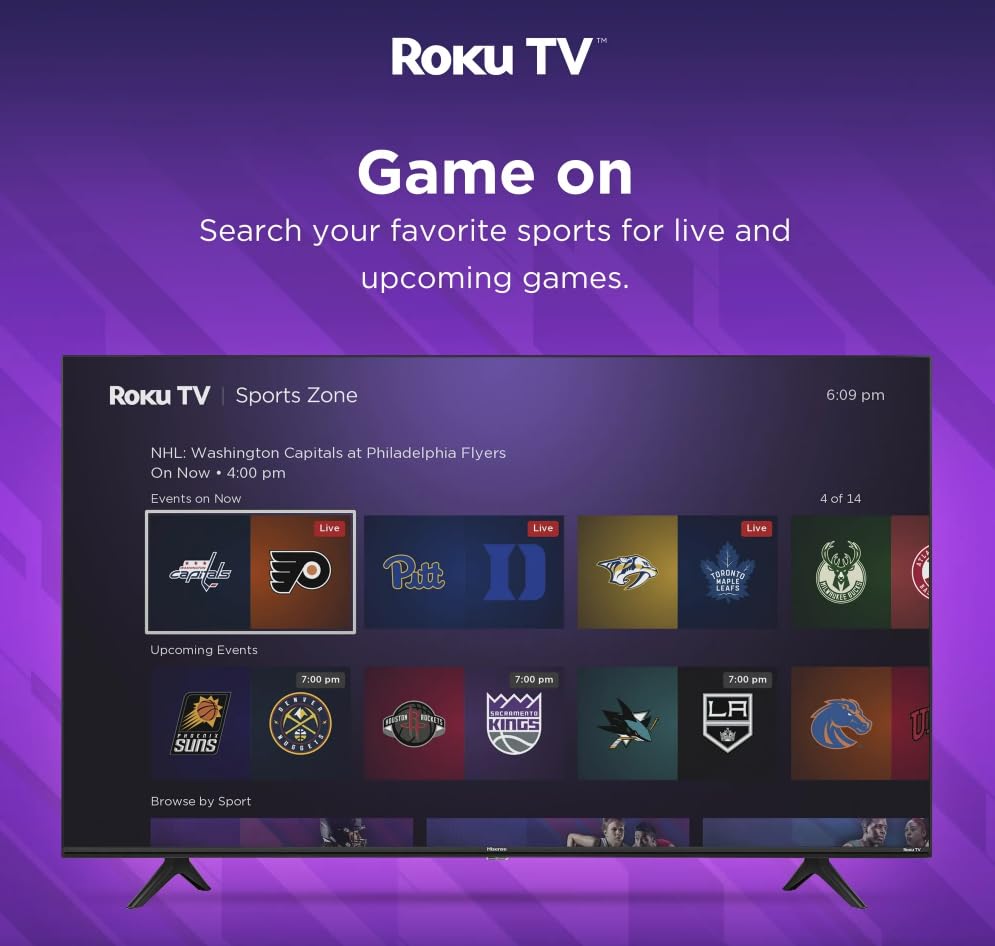 Hisense 32H4030F3 32-Inch HD 720p Roku Smart LED TV Free Wall Mount (Renewed)