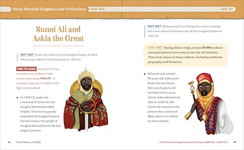 World History for Kids: 500 Facts (History Facts for Kids)