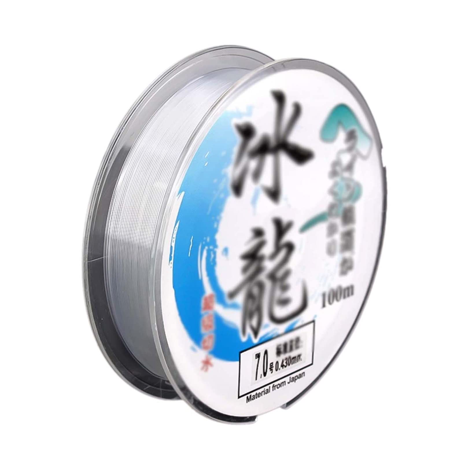 Fishing Lines 100M Nylon Fishing Line Monofilament Material for Saltwater Carp Fishing Fluorocarbon Fishing Lline Fly Line Fishing Tool (Color : A, Size : Number 7.0 (0.435mm))