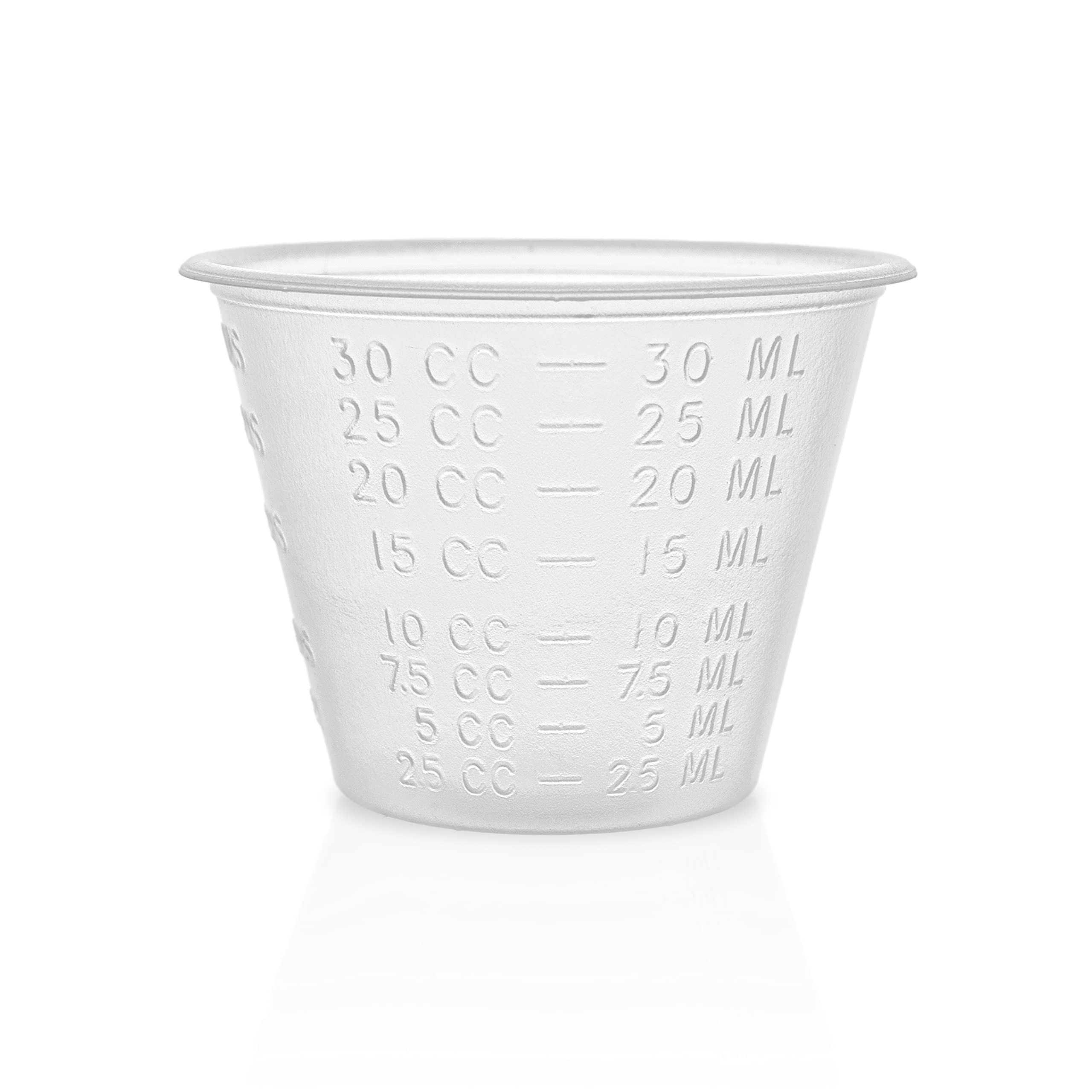 Eight30east - 200ct 1oz Disposable Graduated Medicine Cups, Non-Sterile, for Mixing and Measuring Resin, Epoxy, Oils, Paint, Cooking, Stain, and more