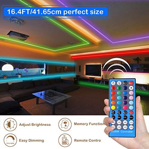 Energetic Lighting Led Strip Lights (Outdoor Ir Remote, 16.4)
