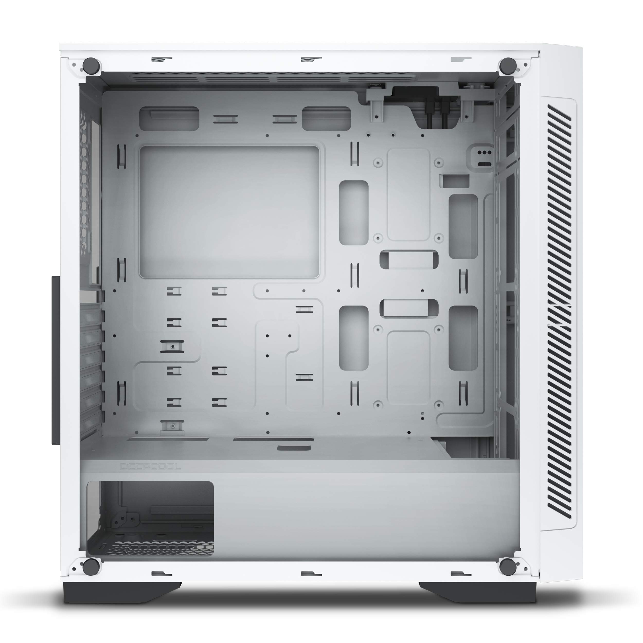 DeepCool MATREXX 55 V3 ADD-RGB WH 3F Mid-Tower ATX Case, E-ATX Support, Tempered Glass Panels, Three Included ARGB Fans, Motherboard Sync and Front I/O RGB Control, White