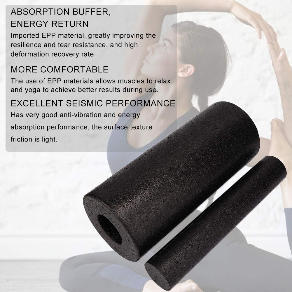 Foam Roller 2 in 1 Hollow Column Foam Roller Set EPP Muscle Relieve Massage Roller for Deep Tissue Massage of The Back and Leg Muscles