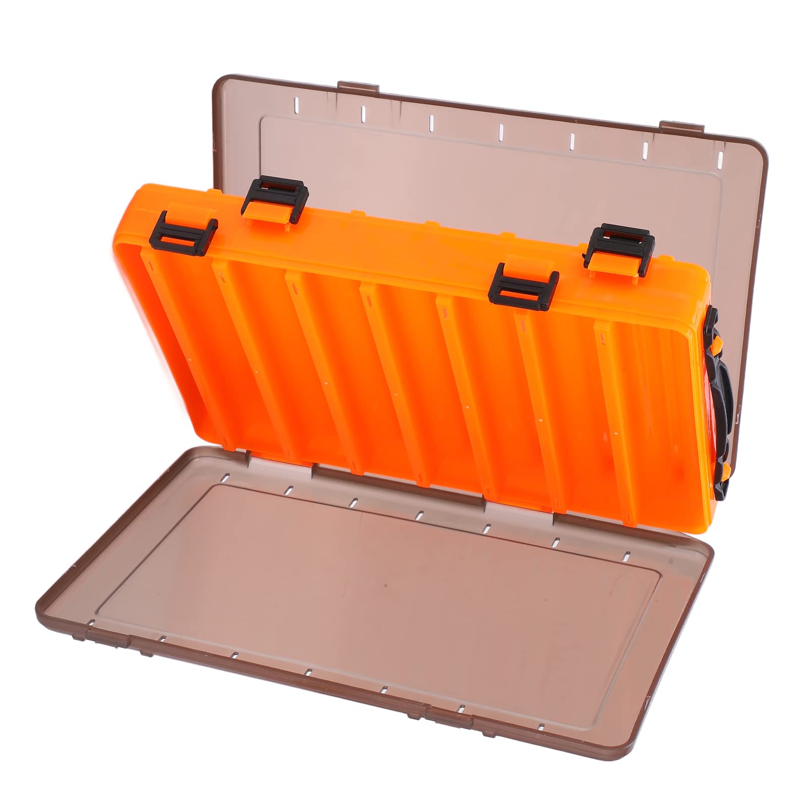 Fishing Lure , Fishing Tackle Box Design Anti Lost 2 Sided Anti Fall with Side Handle for Saltwater