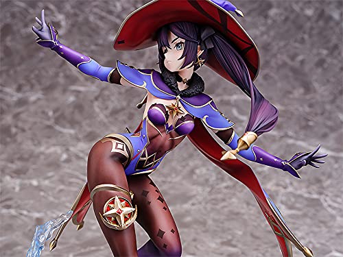 Wonderful Works Genshin Impact: Astral Reflection Mona 1:7 Scale PVC Figure, Multicolor
