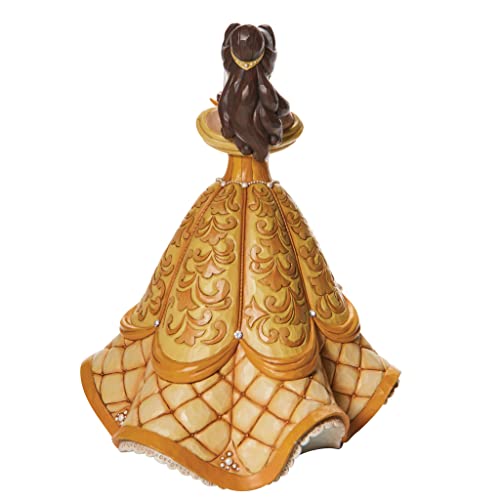 Enesco Disney Traditions by Jim Shore Beauty and The Beast Belle Deluxe Enchanted Princess Series Figurine, 15 Inch, Multicolor