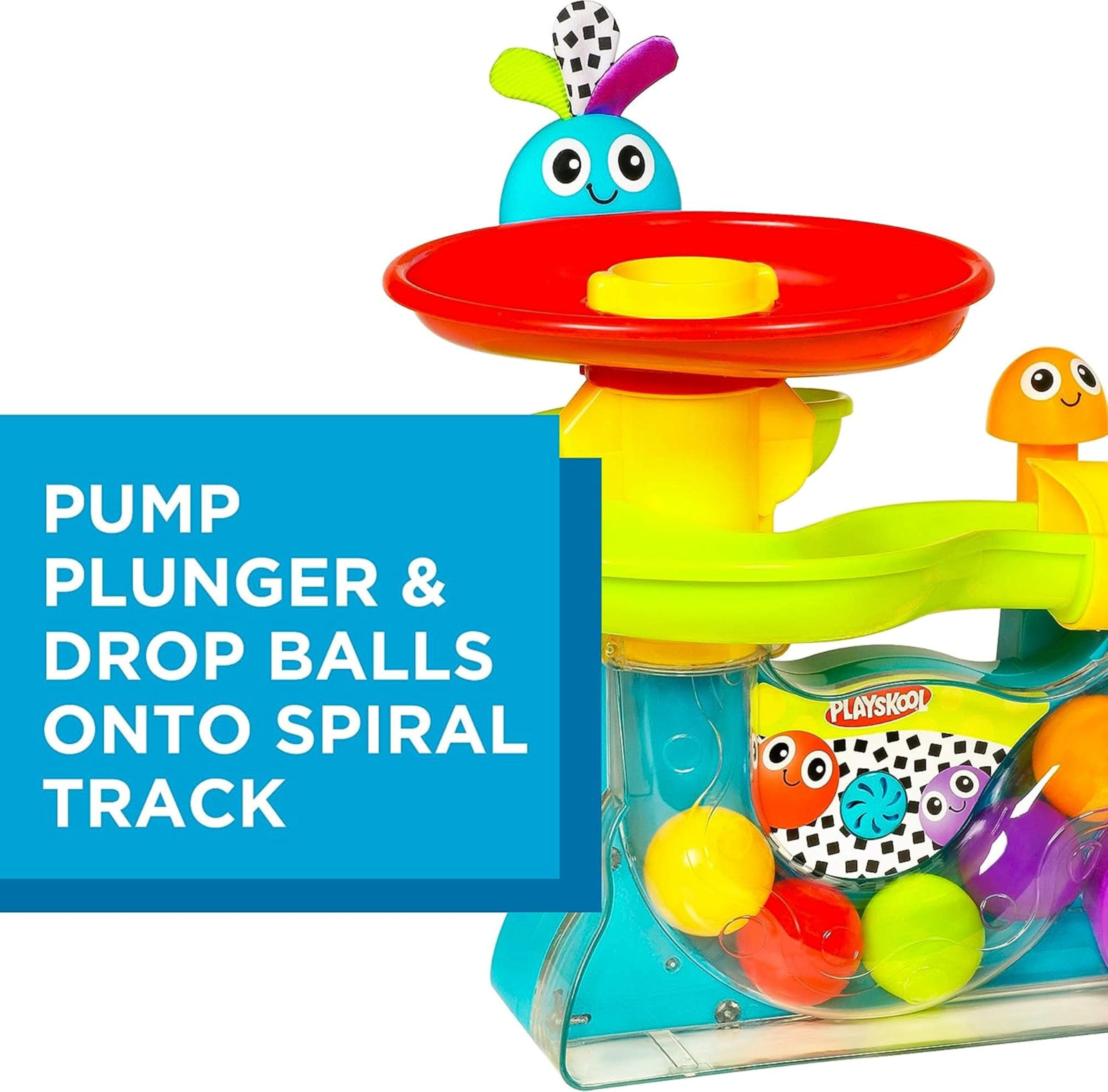Playskool Explore ‘N Grow Busy Ball Popper Musical Toy; Provides Opportunity for Baby and Toddler to Practice Motor Skills