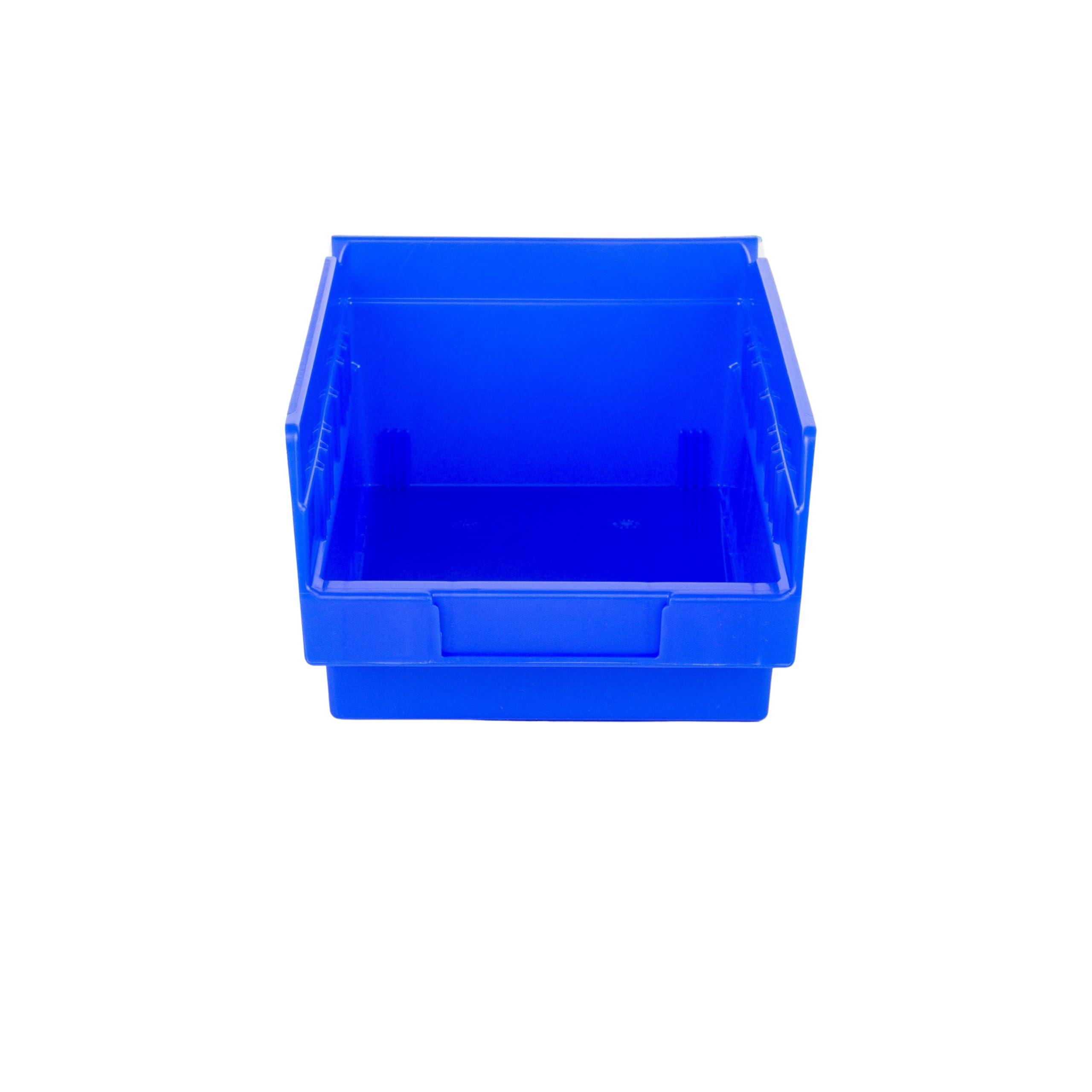 Hudson Exchange 12 x 6 x 4" Plastic Nesting Storage 12β Shelf Bin Container - 15 lb Capacity (Blue)