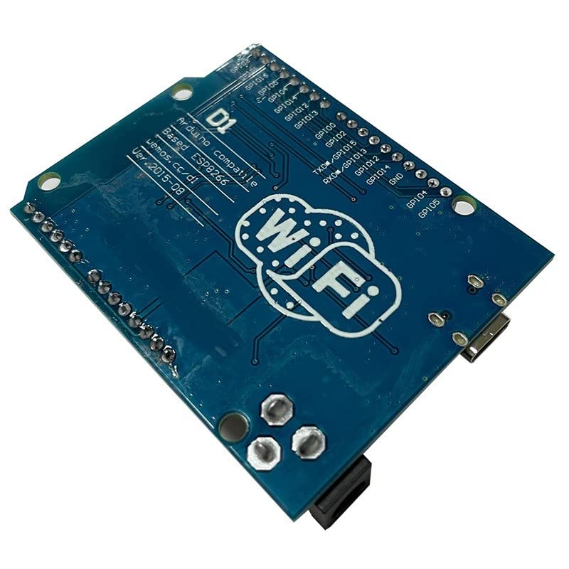 Jastoo 2PCS WeMos D1 WiFi UNO R3 Development Board is Based on ESP-12E Module Type-C Interface