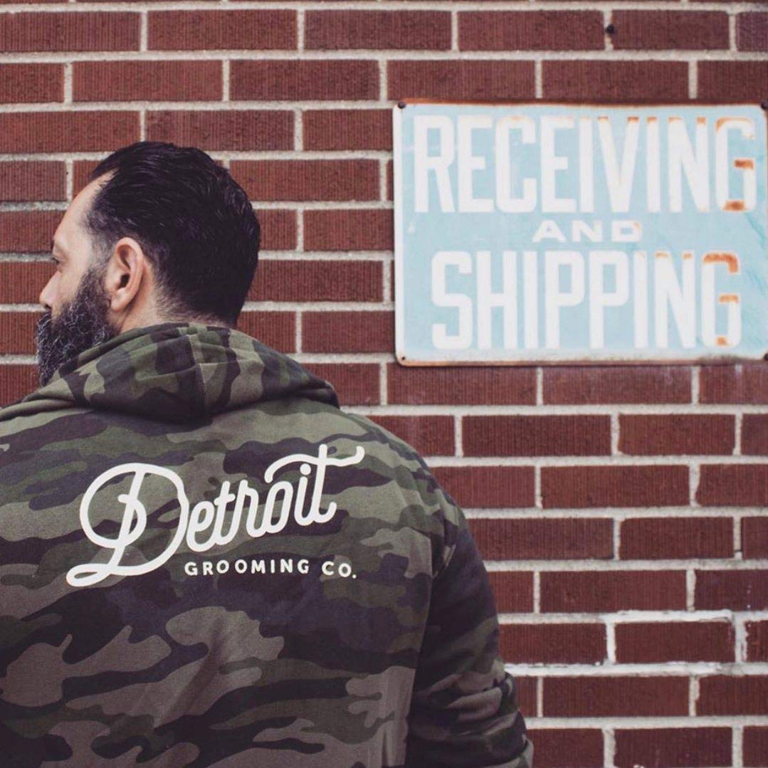 Detroit Grooming Co. Limited Release Combo - Beard Conditioner (8oz) and Woodward Beard Butter (0.5oz) - All Natural, Plant-based Conditioner with Biotin and Beard Balm to Help Healthy Beards Grow