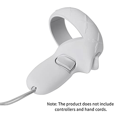 EKDJKK Touch Controller Grip Cover Anti Slip Gaming Handle Cover Fit for Oculus Quest 2(White)