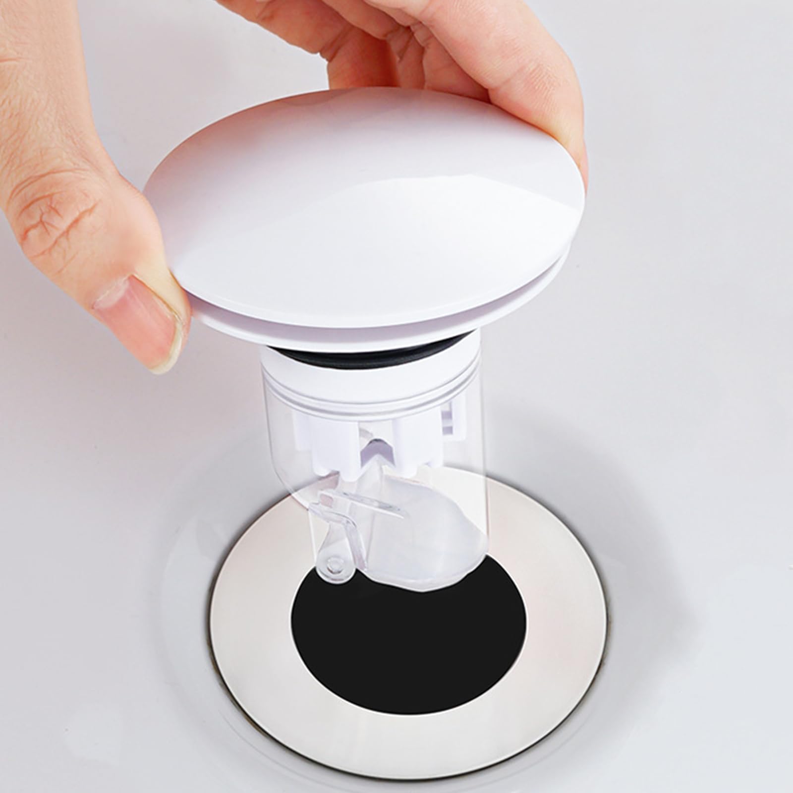 HUIFACAI Professional Shower Drain Hair Catchers Bathtub Stopper Bathroom Sink Stopper Drain Plug Suiatble for Bathroon Kitchen Bathtub Stopper