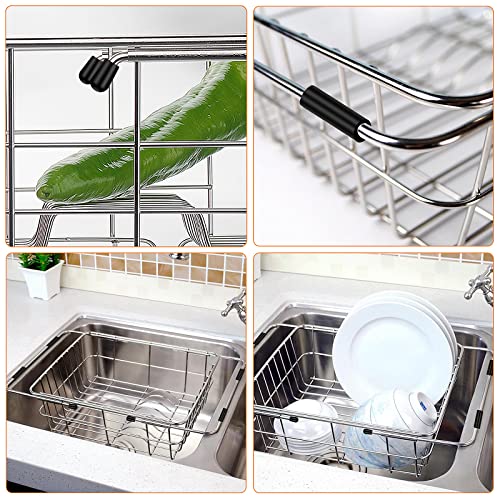 Grevosea 60 Pieces Rubber Feet for Sink Grid Kitchen Sink Rack Feet Quality Durable Kitchen Sink Rack Rubber Feet Black Grid Protector Replacement for Kitchen Sink Grid