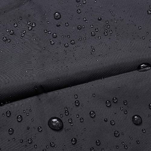 Himal Outdoors Fire Pit Cover- Heavy Duty Waterproof 600D Polyster with PVC Coating, Round Patio Fire Bowl Cover, 36 Inch, Black
