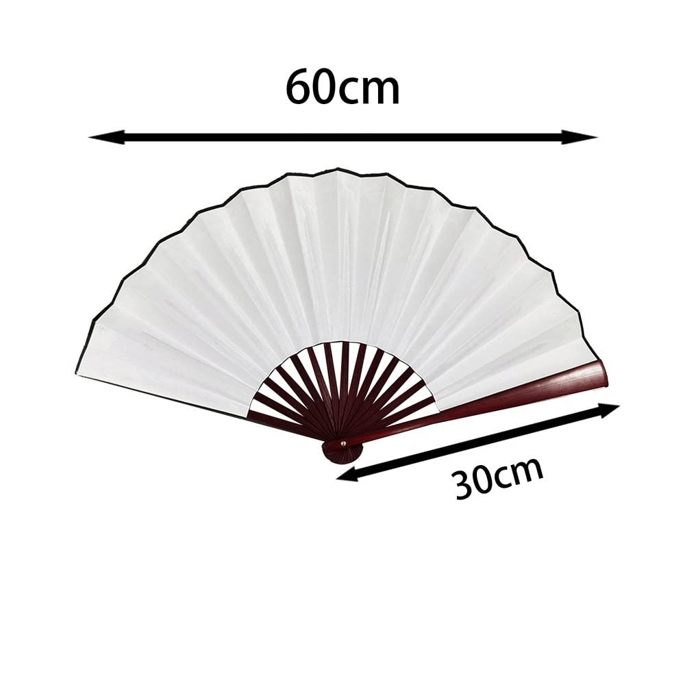 Folding Fan 1pc Led Luminous Folding Fan 13inch Party Colorful Fan Wedding Hand Fans for Dance Glow in The Dark Evening Accessory (Color : Red)