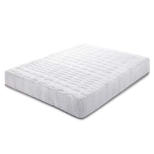 PrimaSleep Queen Mattress, 10 Inch Support Cloud Hybrid Mattress, Gel Infused Memory Foam, Pocket Spring for Support and Pressure Relief, CertiPUR-US Certified, Bed-in-a-Box, Soft, Queen Size
