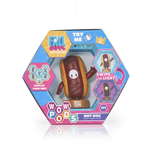 WOW! PODS Fall Guys: Ultimate Knockout - Hot Dog Light-up Bobble-Head Figure | Official Merchandise, Collectibles, Toys and Gifts | for Fall Guys Fans