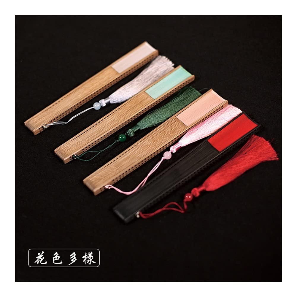 Folding Fan Foldable Bamboo Fan for Flower Painting Handmade, Portable, Chinese Hanfu, Silk Fan (A11)