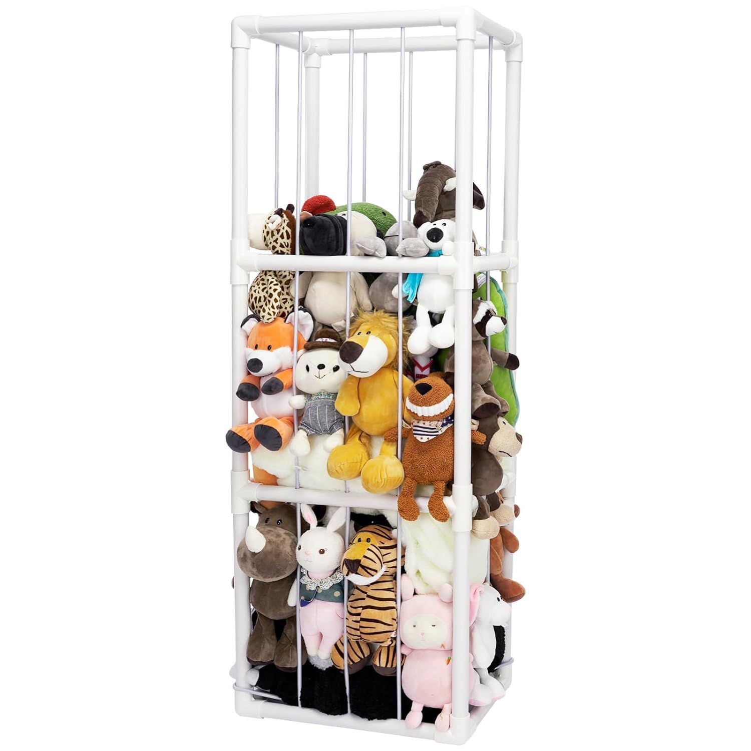 HAVEDAWN Original Stuffed Animal Zoo, Large Stuffed Animals Storage, Toy Storage Organizer for Plush Toy Holder, Perfect Stuffed Animals Ideas for Toddler Boys Girls, Nursery Play Room