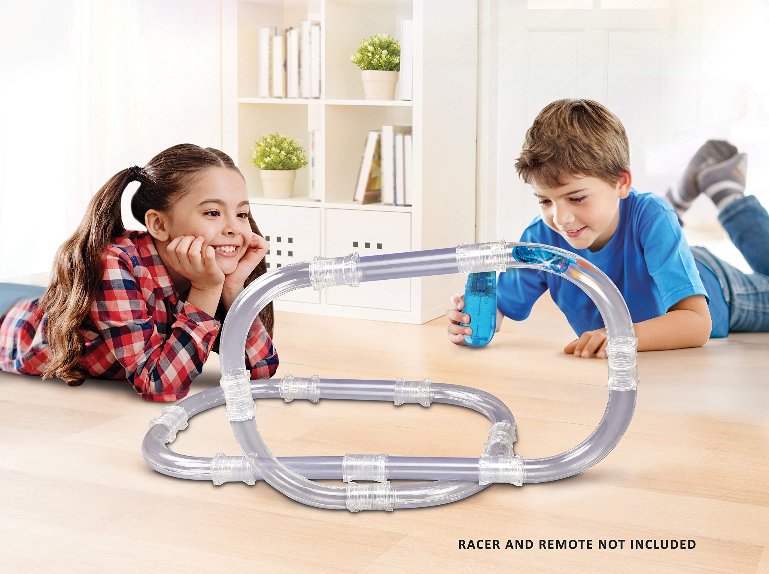 Zoom Tubes RC Car Trax, 25-Pc Tubular Expansion Kit, Racer NOT Included (As Seen on TV)