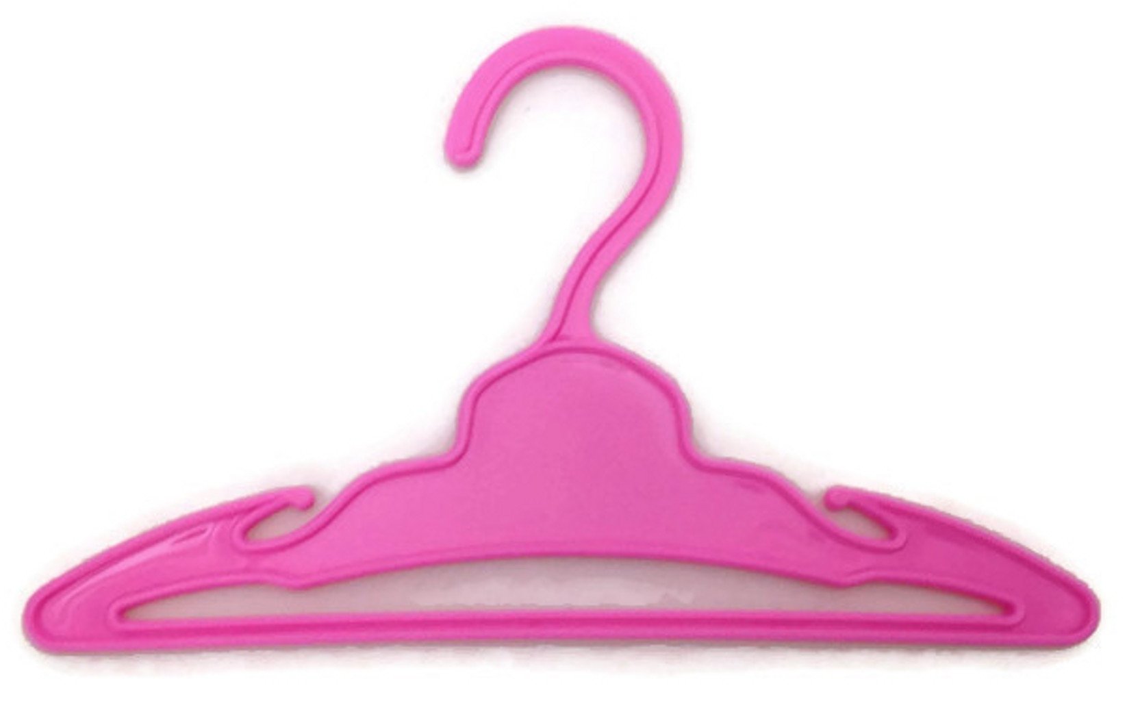 Doll Hangers 12 Pink for 18 Inch Doll Clothes Girl, Doll Accessories 18" Doll Clothes