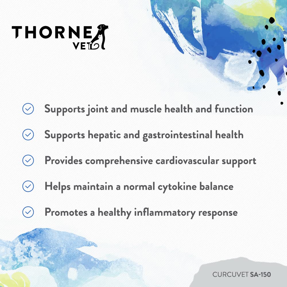 ThorneVet CurcuVET-SA150 Powder, 90 Scoops
