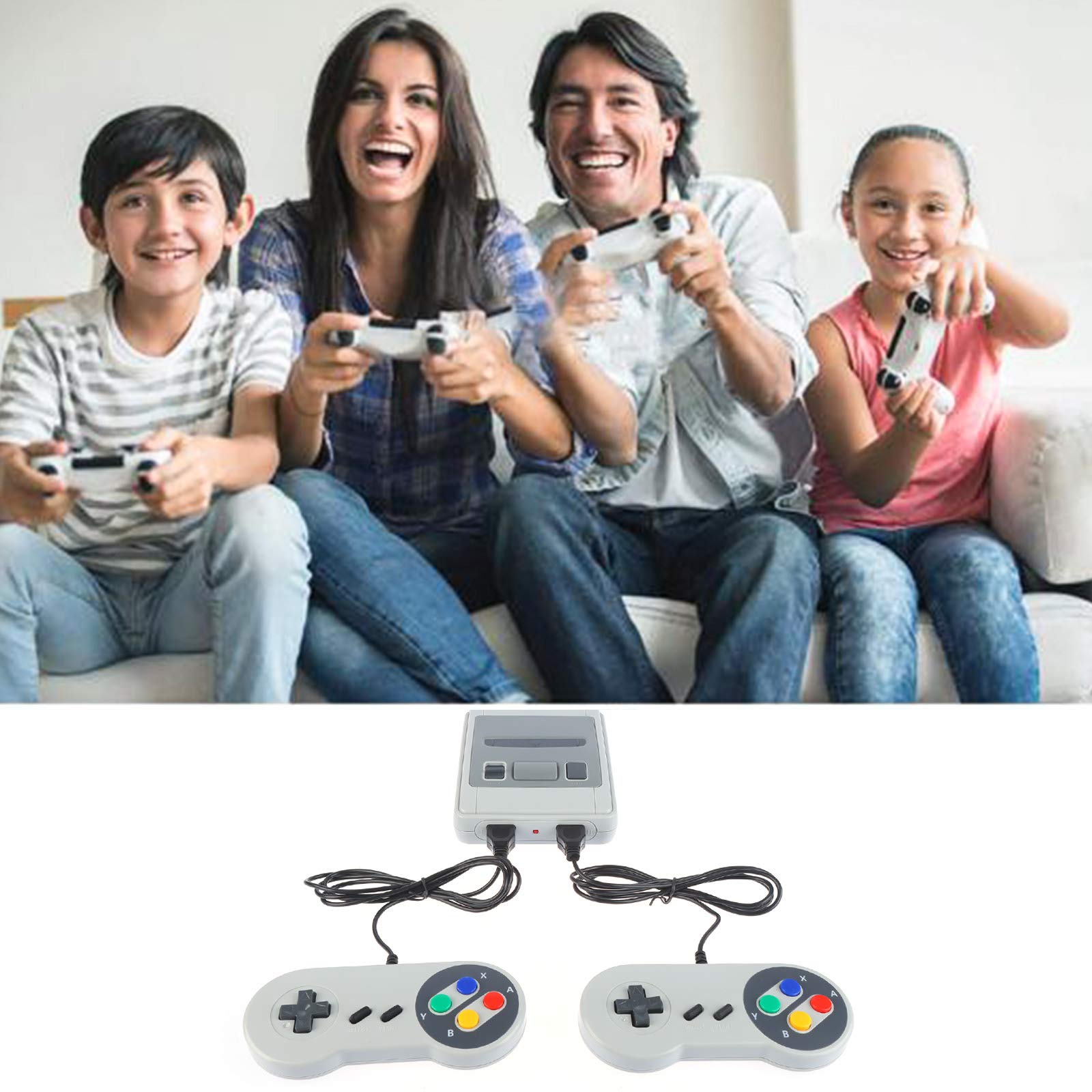 Wusteg Classic Game Console HDMI Output with 2 Joysticks Video Game Console Handheld Game Player Console Suitable for Family TV