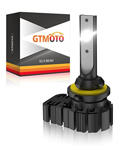 GTMOTO Polaris Sportsman 400 450 500 550 570 800 850 1000 XP Pod Headlight High Beam, Powerful 881/886 LED Bulbs, 6000K Cool White, 1-Pack