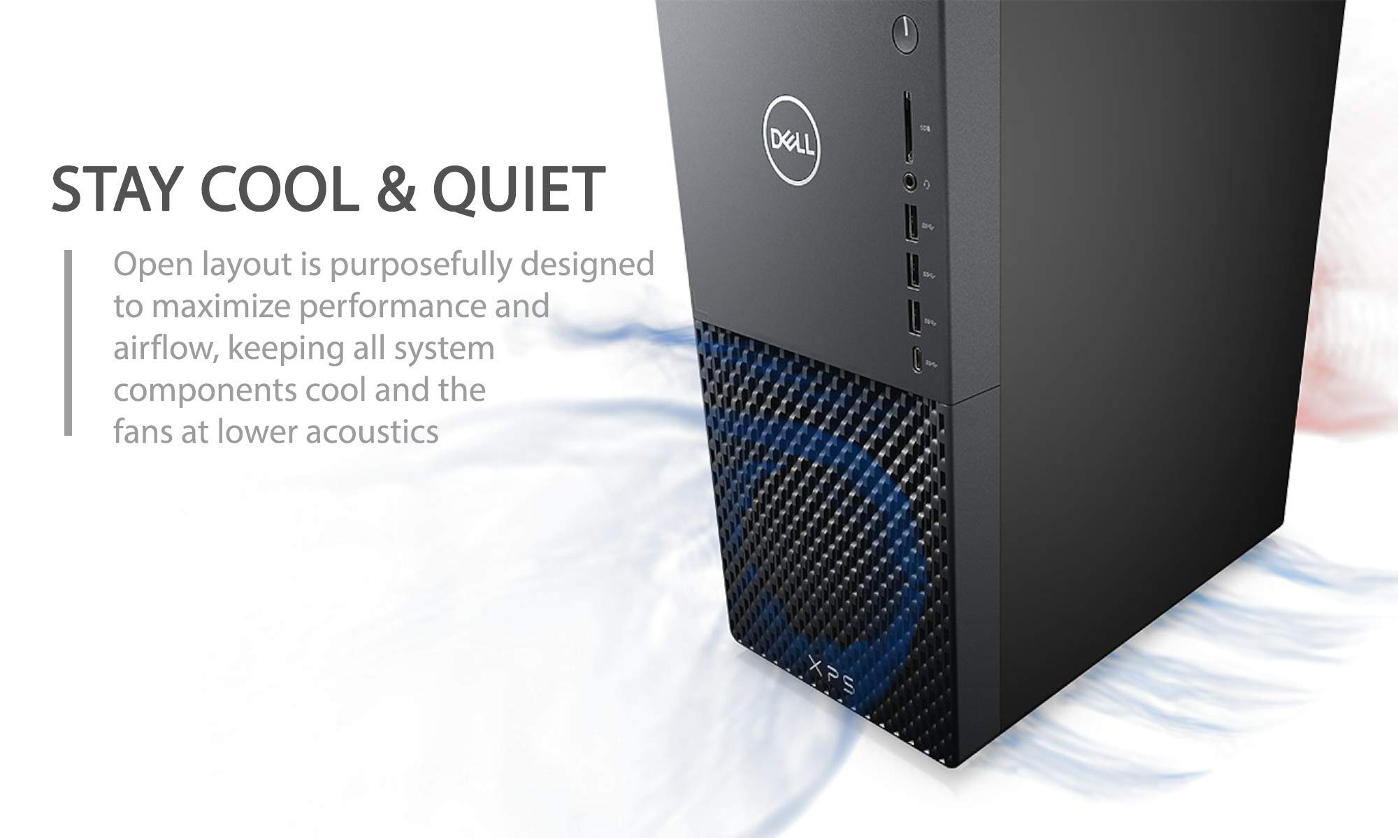 Dell 2022 Newest XPS 8940 Desktop PC, Intel Core i7-11700, GeForce RTX 3060 Ti, 32GB PCIe RAM, 1TB SSD + 1TB HDD, DP, HDMI, Killer Wi-Fi 6, Wired Keyboard&Mouse, Windows 11 Home, Black